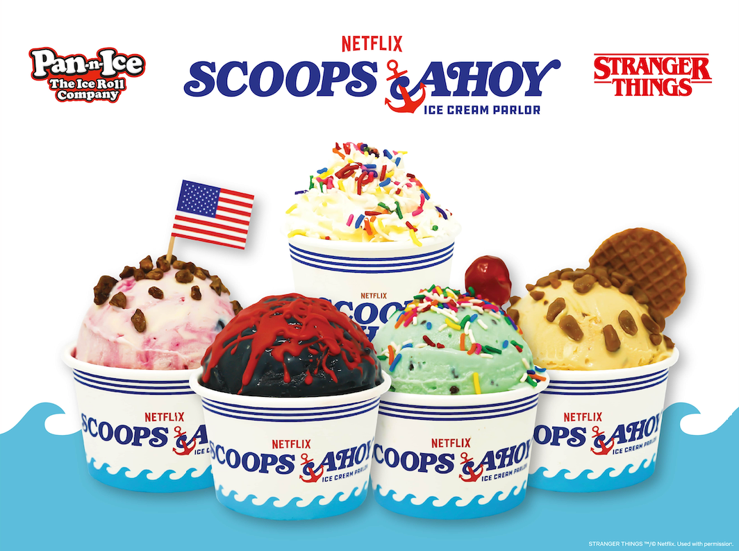 Pan-n-Ice Launches Scoops Ahoy Ice Cream To Celebrate Stranger Things